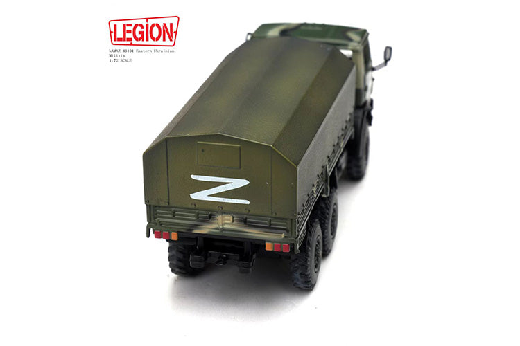 KAMAZ 4310 Truck Eastern Ukrainian Militia LEGION 1/72 12061LC ...